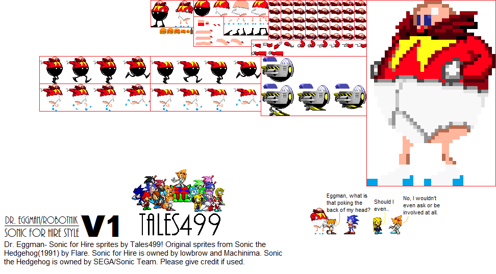 Sonic for Hire- Dr. Eggman Sprites V1 by Tales499 on DeviantArt