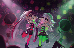 Splatoon: Squid Sisters Render by Nibroc-Rock on DeviantArt
