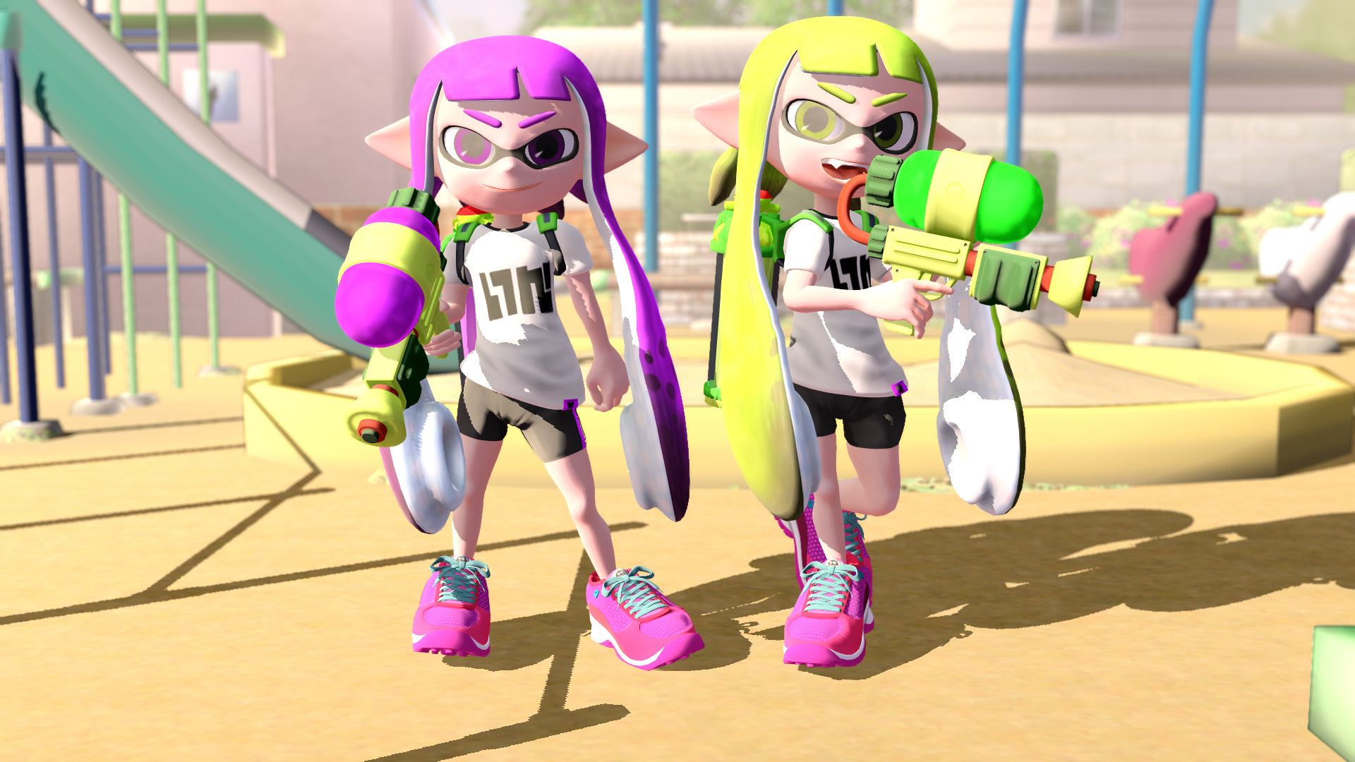 MMD - Splatoon girls by JujubahChan on DeviantArt