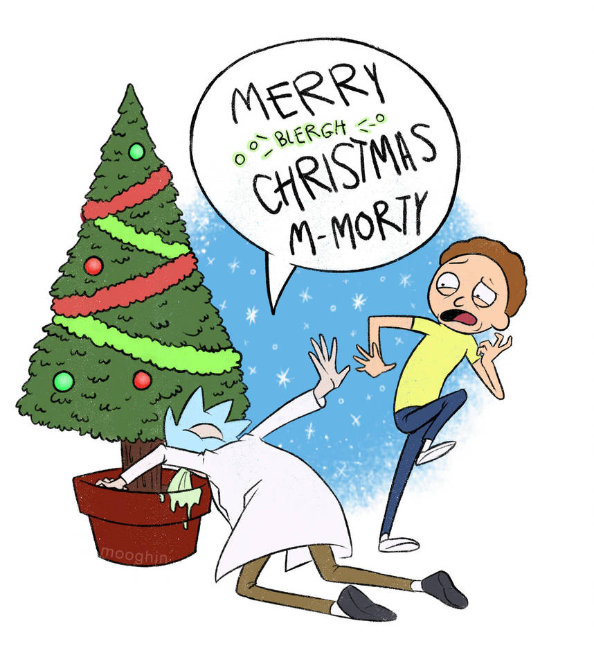 Rick and Morty Christmas by Mooghin on DeviantArt