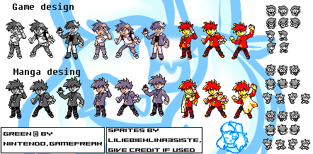 -PokemonSpecial-Sprites- Blue by LouLilie on DeviantArt