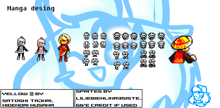 -PokemonSpecial-Sprites- Blue by LouLilie on DeviantArt