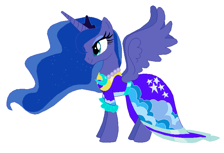 MLP Luna Base 02 by SelenaEde on DeviantArt