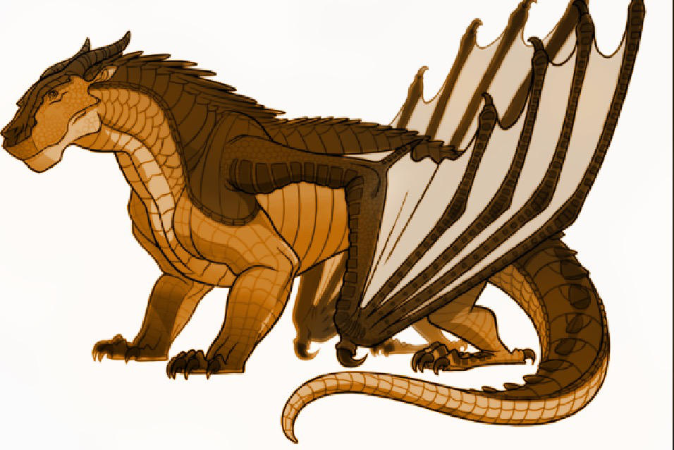 Mudwing adopt by Goldensky-MarineDew on DeviantArt