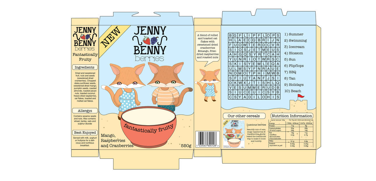 Cereal Box Net- Summer by pagiee1996 on DeviantArt