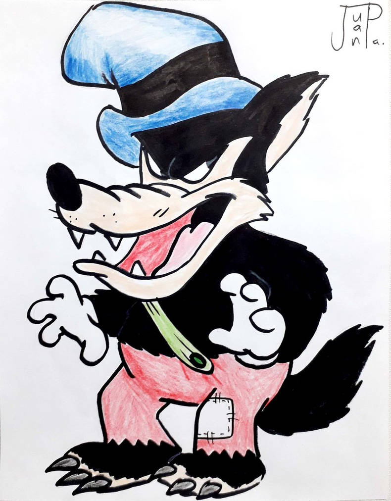 Disney Villains - Big Bad Wolf by JuanpaDraws on DeviantArt