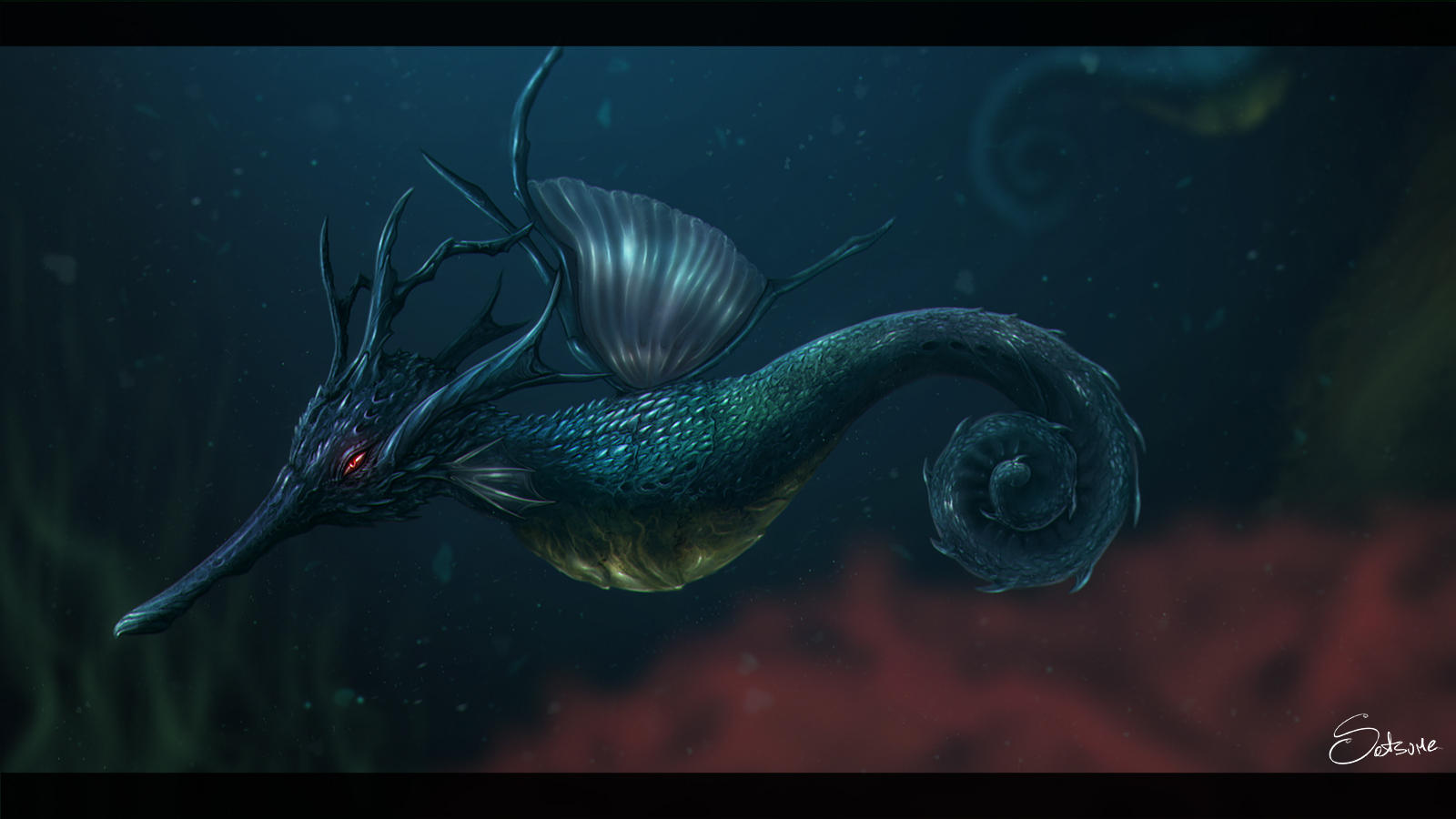 #230 - Kingdra by satsume-shi on DeviantArt