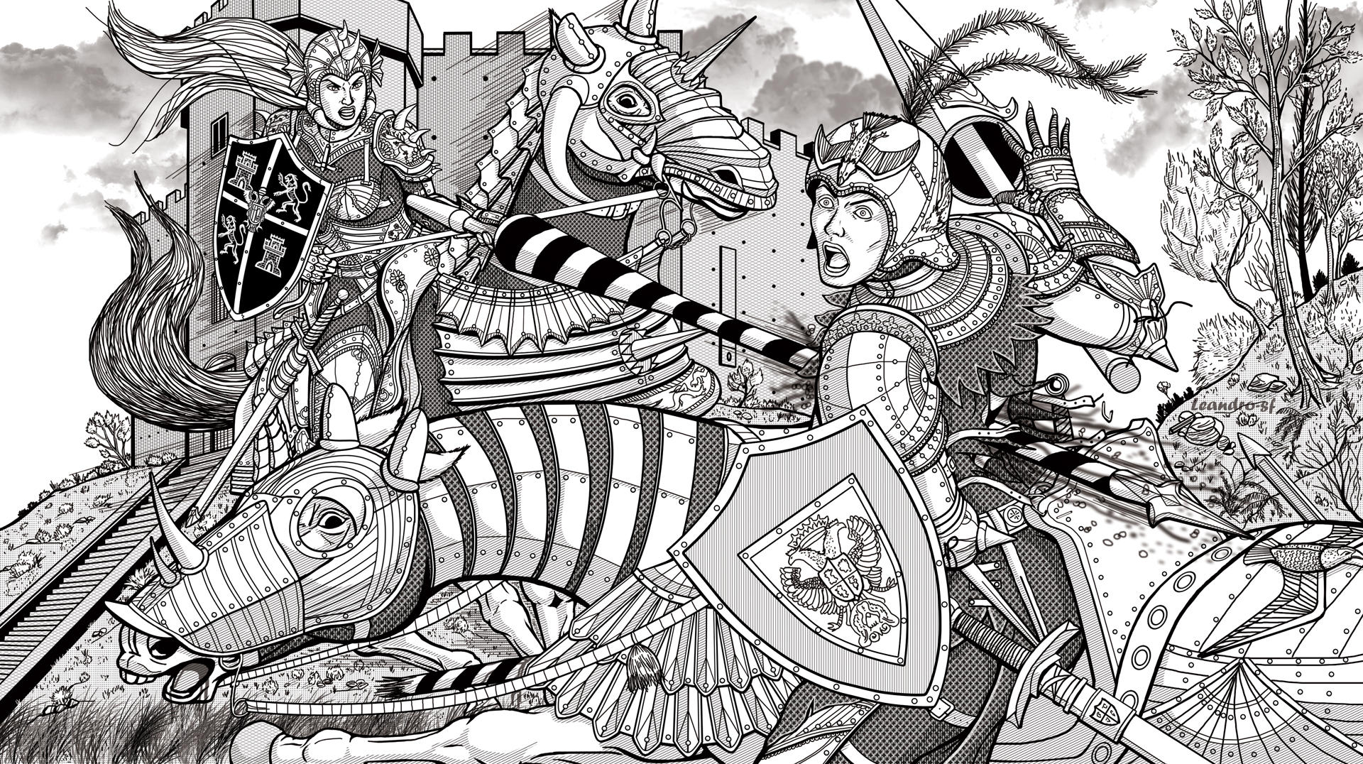 Commission Amazon s in Fight by leandro-sf on DeviantArt