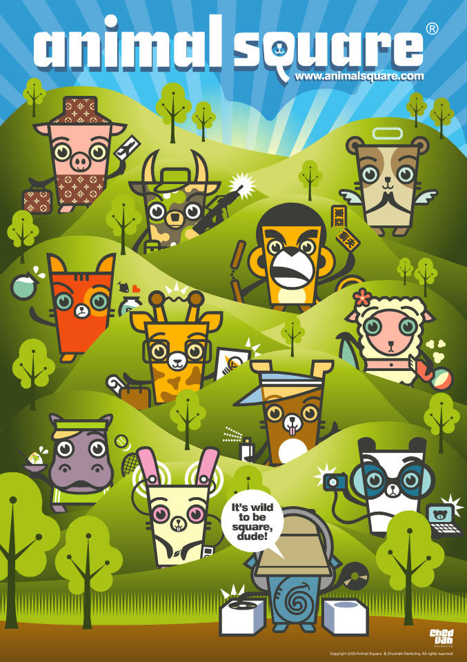 Animal Square by Artgerm on DeviantArt