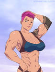 Zarya Nude by elee0228 on DeviantArt