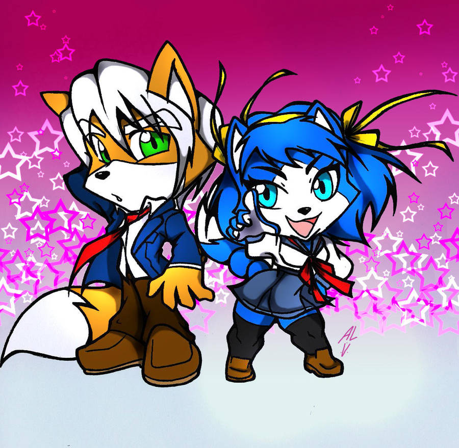 SCSFCC-FOX AND KRYSTAL by WhiteFox89 on DeviantArt