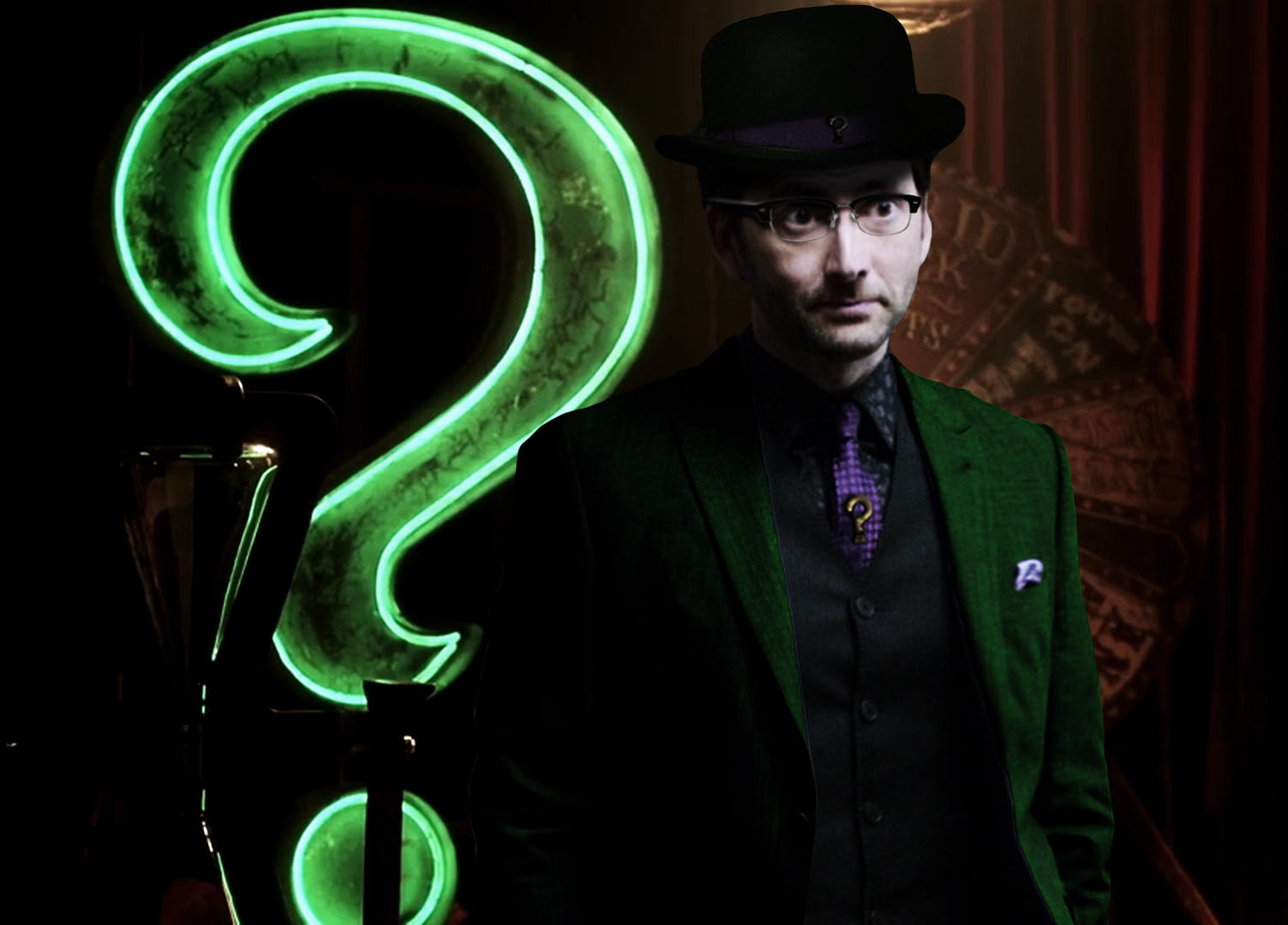 David Tennant as the Riddler by Daviddv1202 on DeviantArt