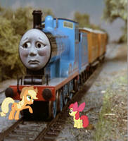 Toby And Applejack At The Abandoned Mine by NickelTempest on DeviantArt