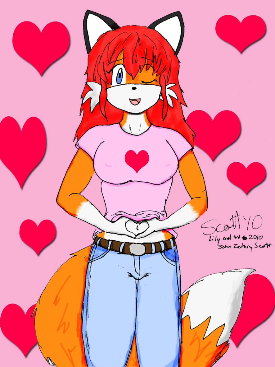 Lily's belly-button heart by JohnZScott on DeviantArt