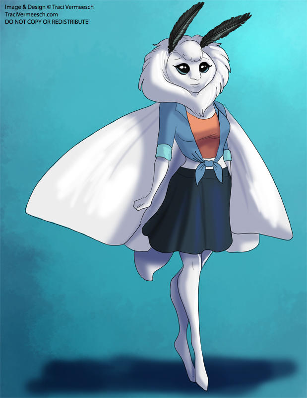 [Zoologica Adoptable] Poodle Moth by Ulario on DeviantArt