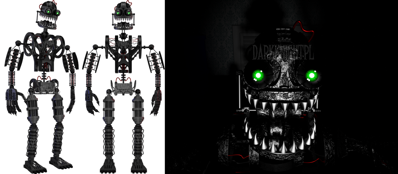 [FNaF 4] Nightmare Endoskeleton by DarkKnightPL on DeviantArt