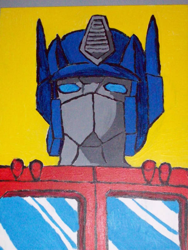 Optimus Prime painting I did. by Safaria2016 on DeviantArt