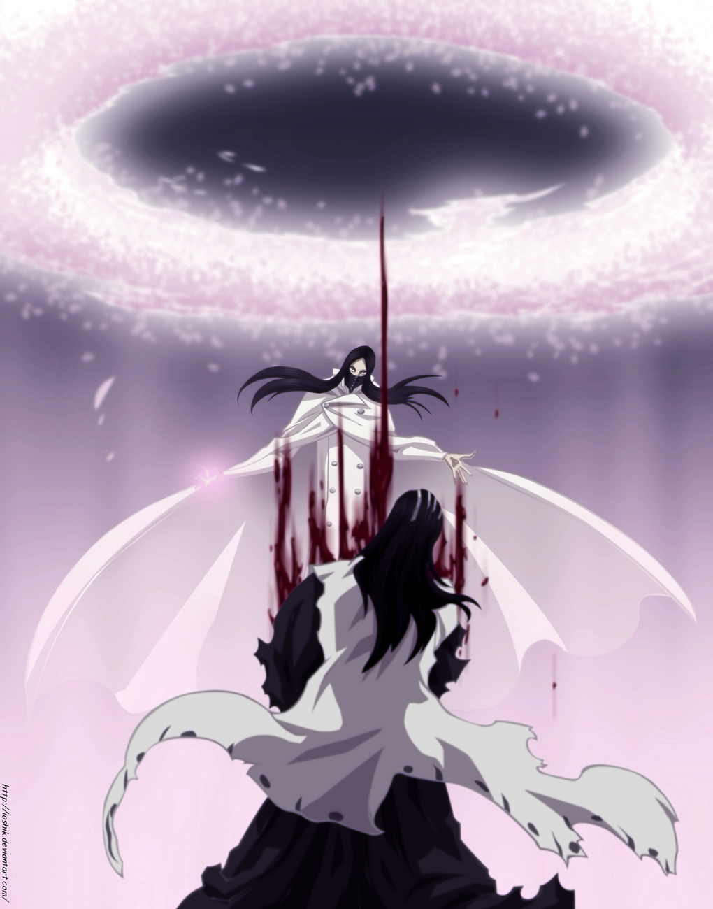 Byakuya died by ioshik on DeviantArt