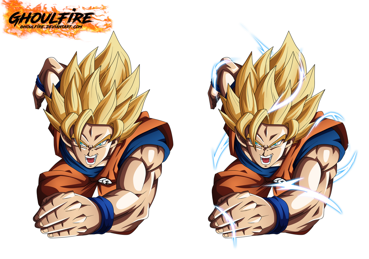 Goku SSJ2 by GhoulFire on DeviantArt