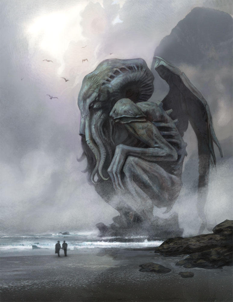 Cthulhu in the mist by NathanRosario on DeviantArt