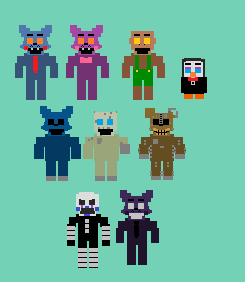 A New Sprite Style - Five Nights at Candy's by FreddleFrooby on DeviantArt