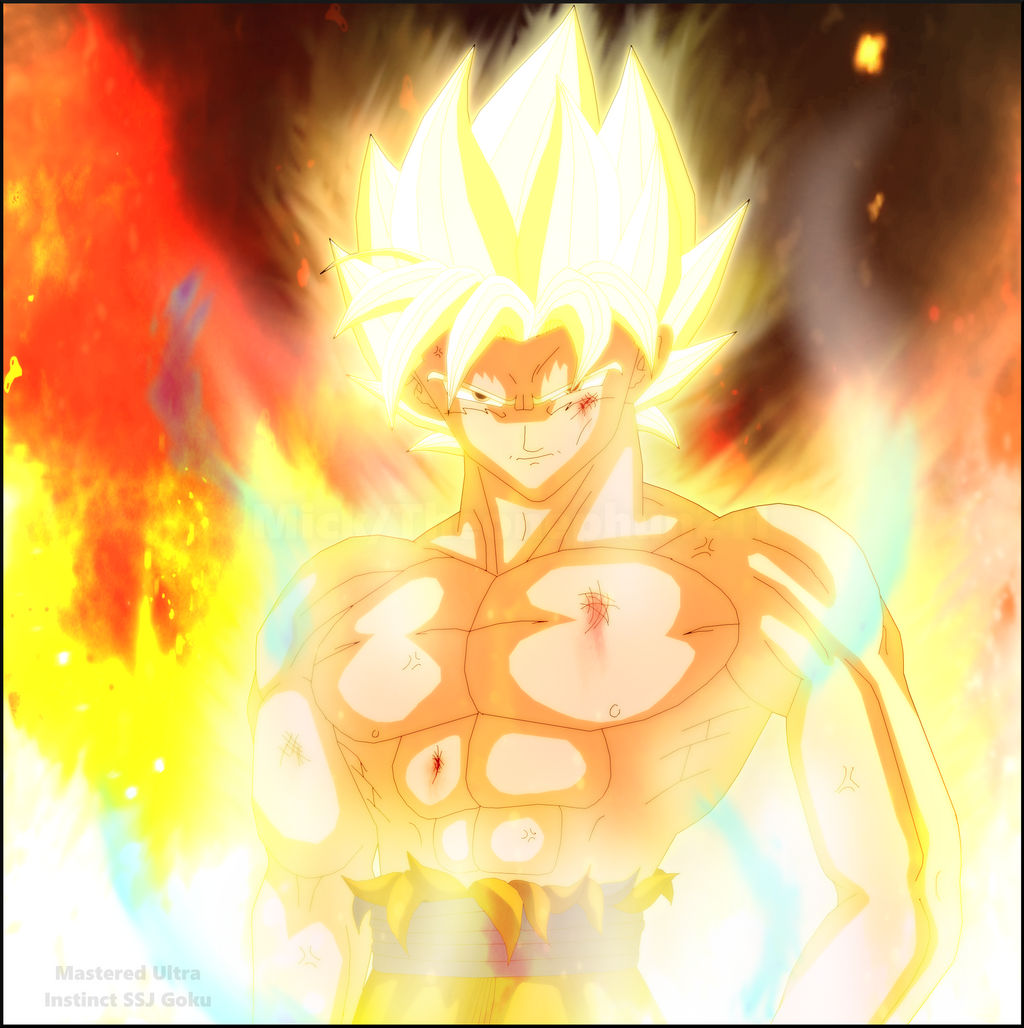 Mastered Ultra Instinct SSJ Goku by TheOnePhun211 on DeviantArt