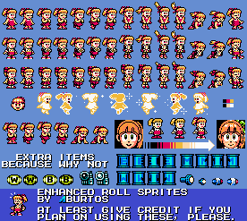 Enhanced Roll Sprites by Aburtos on DeviantArt