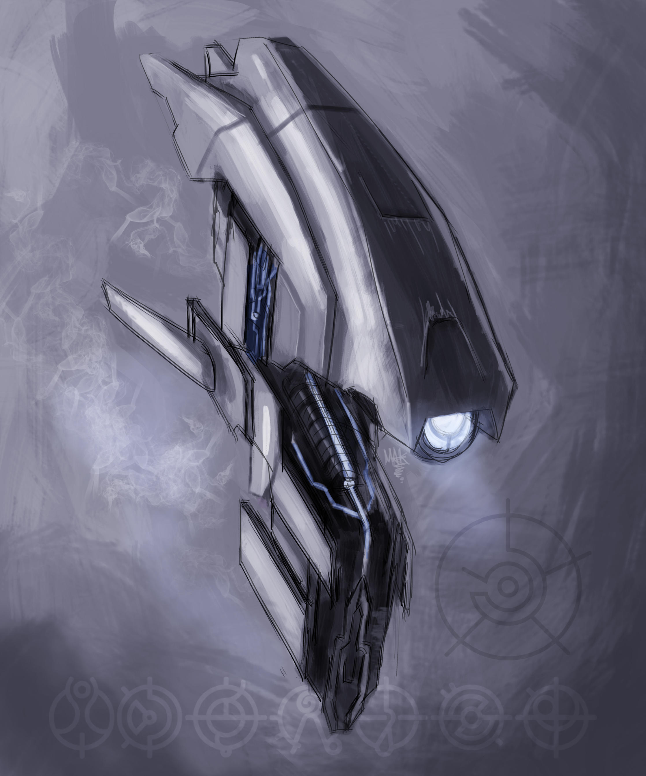 Sentinel sketch BY Rythye : r/ImaginaryHalo