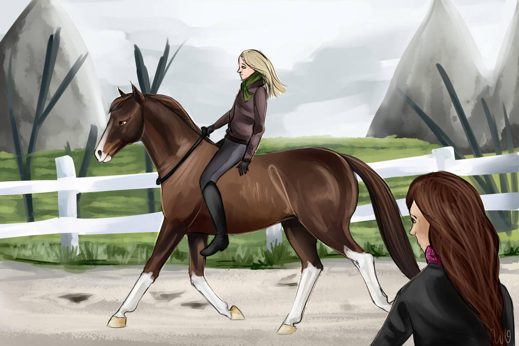 Just a normal day at the stables by White-Ocean on DeviantArt