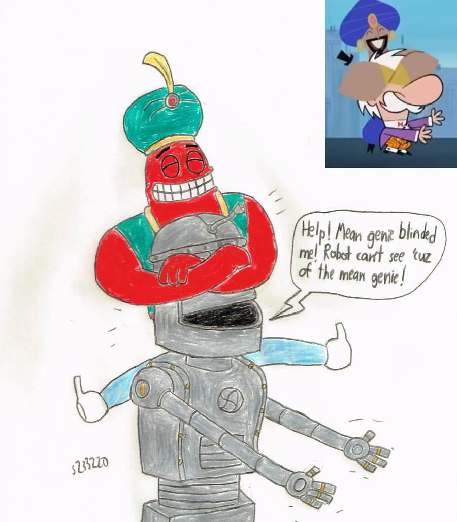Dr. Kahl's Robot and the Mean Genie by s233220 on DeviantArt