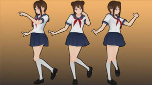 Yandere Simulator Clothes: 2 Piece Swimsuit by AloholaArt on DeviantArt