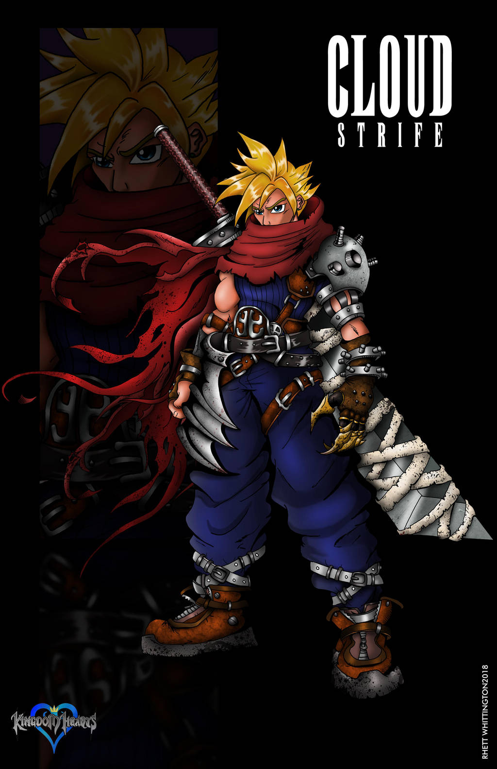 Cloud Strife KH 2018 by whittingtonrhett on DeviantArt