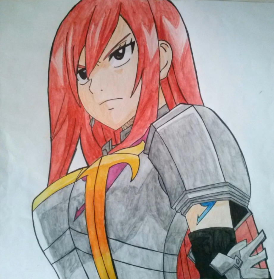 Erza Scarlet - Fairy tail by gabito852 on DeviantArt