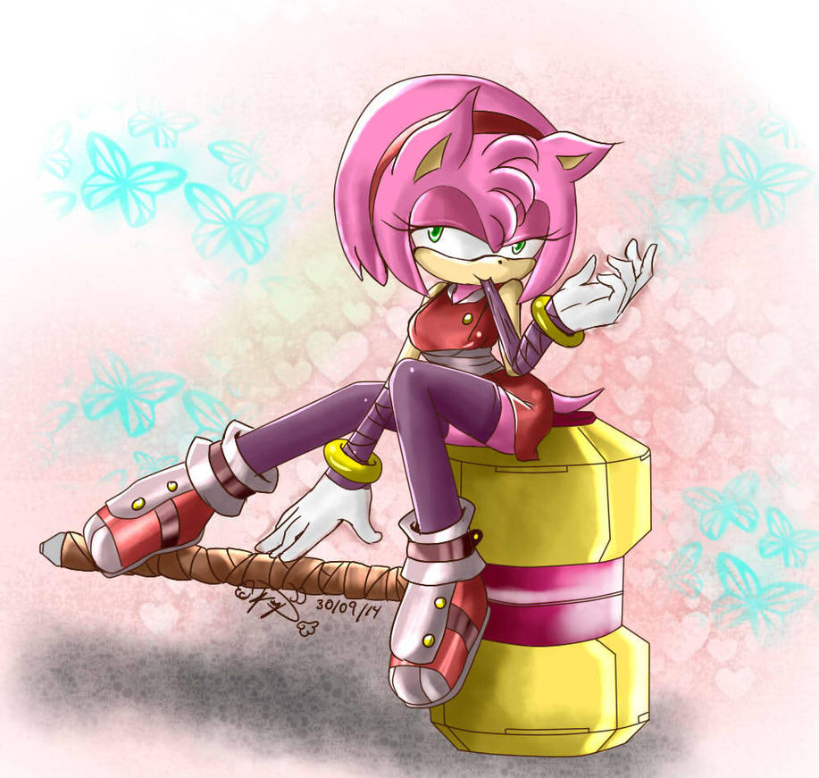 Ce Amy Rose Boom By Tanyhey On Deviantart