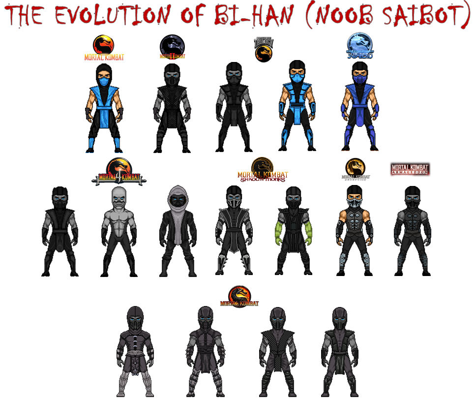 Evolution of Bi Han by dzgarcia on DeviantArt