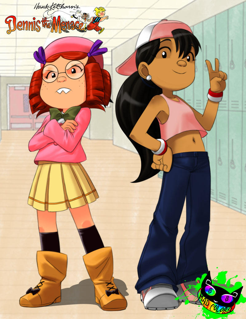 Dennis the Menace - Margaret and Gina by Silent-Sid on DeviantArt