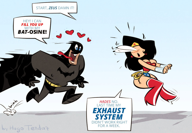Batman And Wonder Woman Bat Osine By Hugotendaz On Deviantart