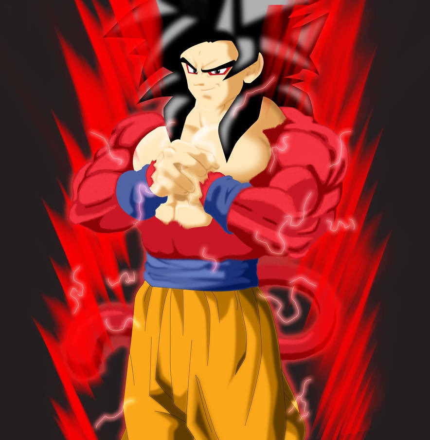Kakarott the legendary Super Sayian 4 by STONEDAssassin69 on DeviantArt