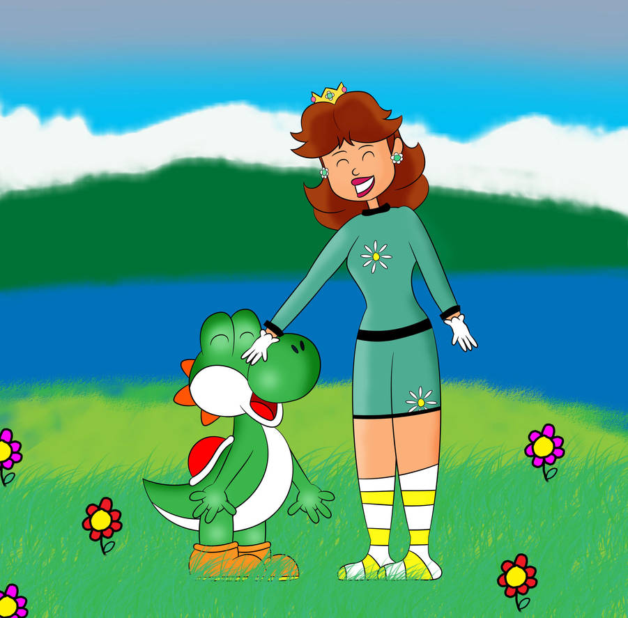 [request] Yoshi And Daisy By C5000 Makesstuff On Deviantart