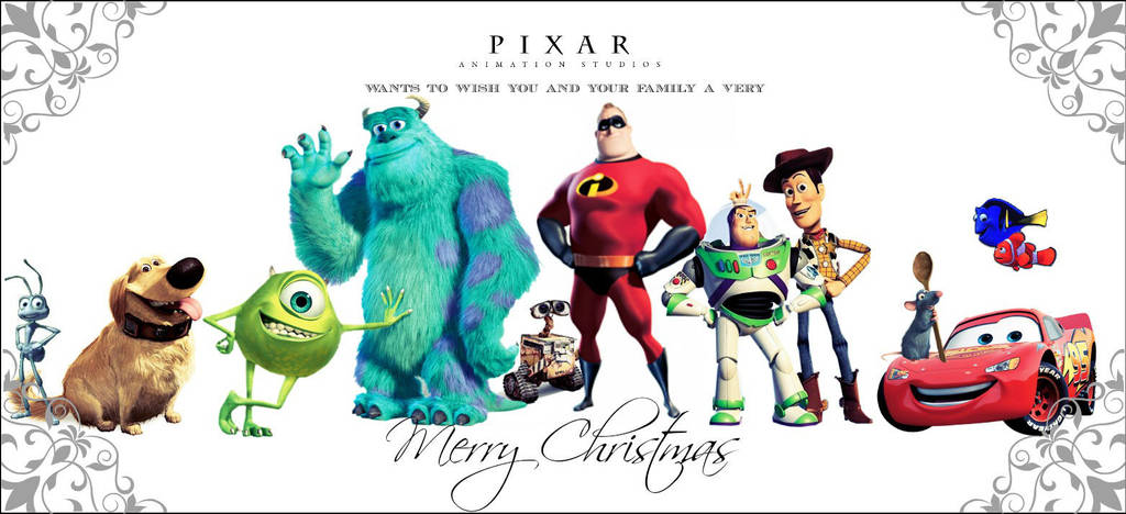 Merry Christmas from Pixar! by Fragmented-Shadows on DeviantArt