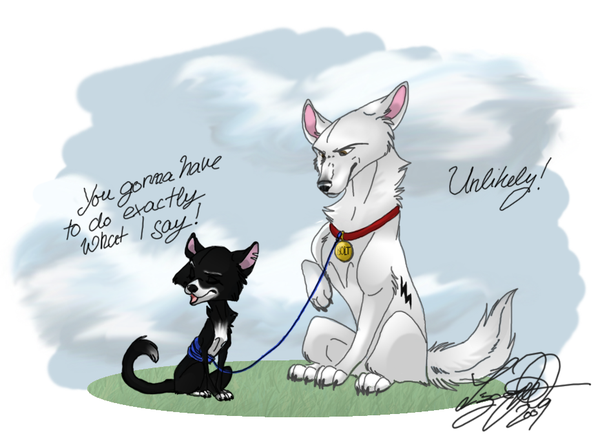 Bolt and Mittens by Boltfc on DeviantArt