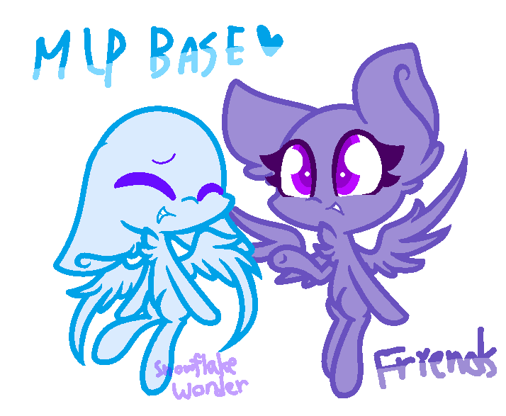 MLP Base:Friends by SnowflakeWonder on DeviantArt