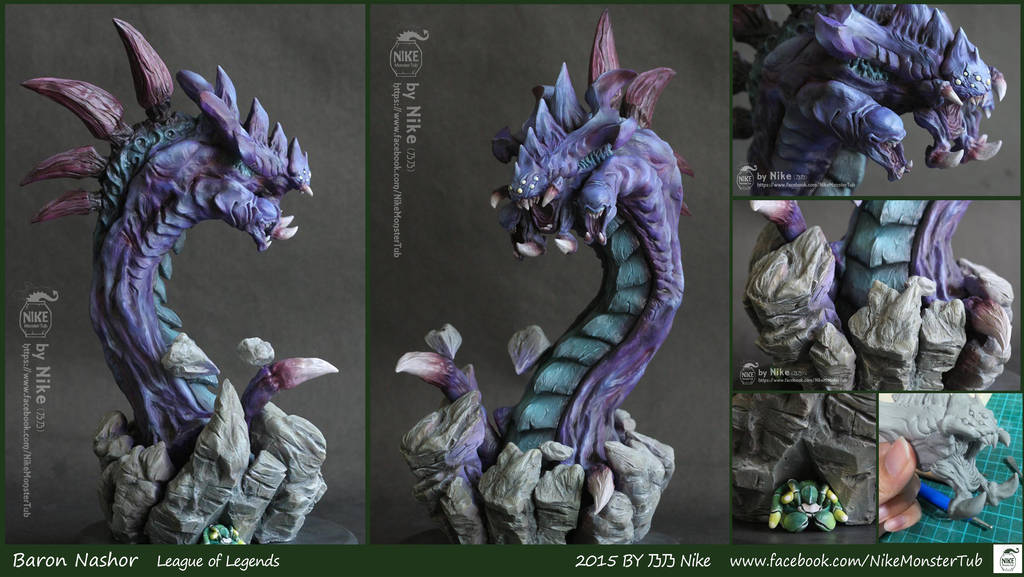 Baron Nashor (out of the rock) - League of Legends by NikeMonsterTub on ...