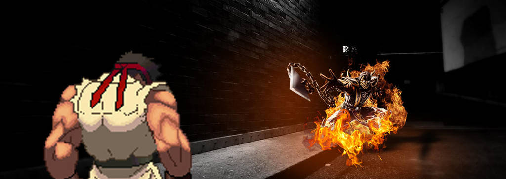 DEATH BATTLE: Ryu vs Scorpion [FIGHT !] by Taurock on DeviantArt