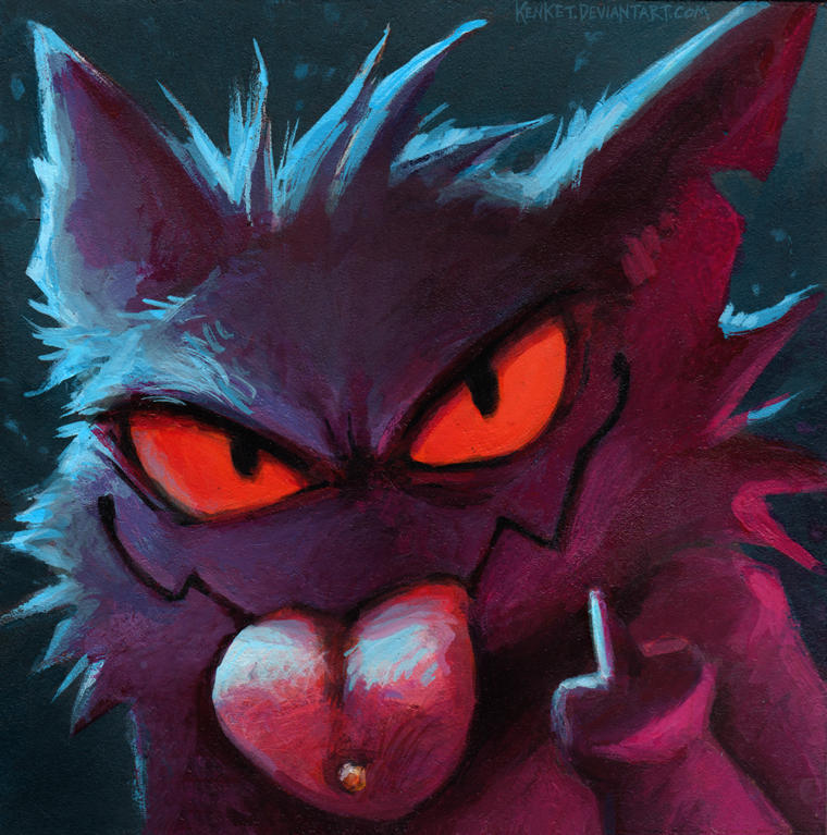 Gengar by kenket on DeviantArt