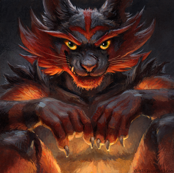 Incineroar by Tess Garman : r/ImaginaryKanto
