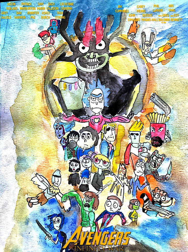 Cartoon Network Avengers Infinity War poster by thearist2013 on DeviantArt