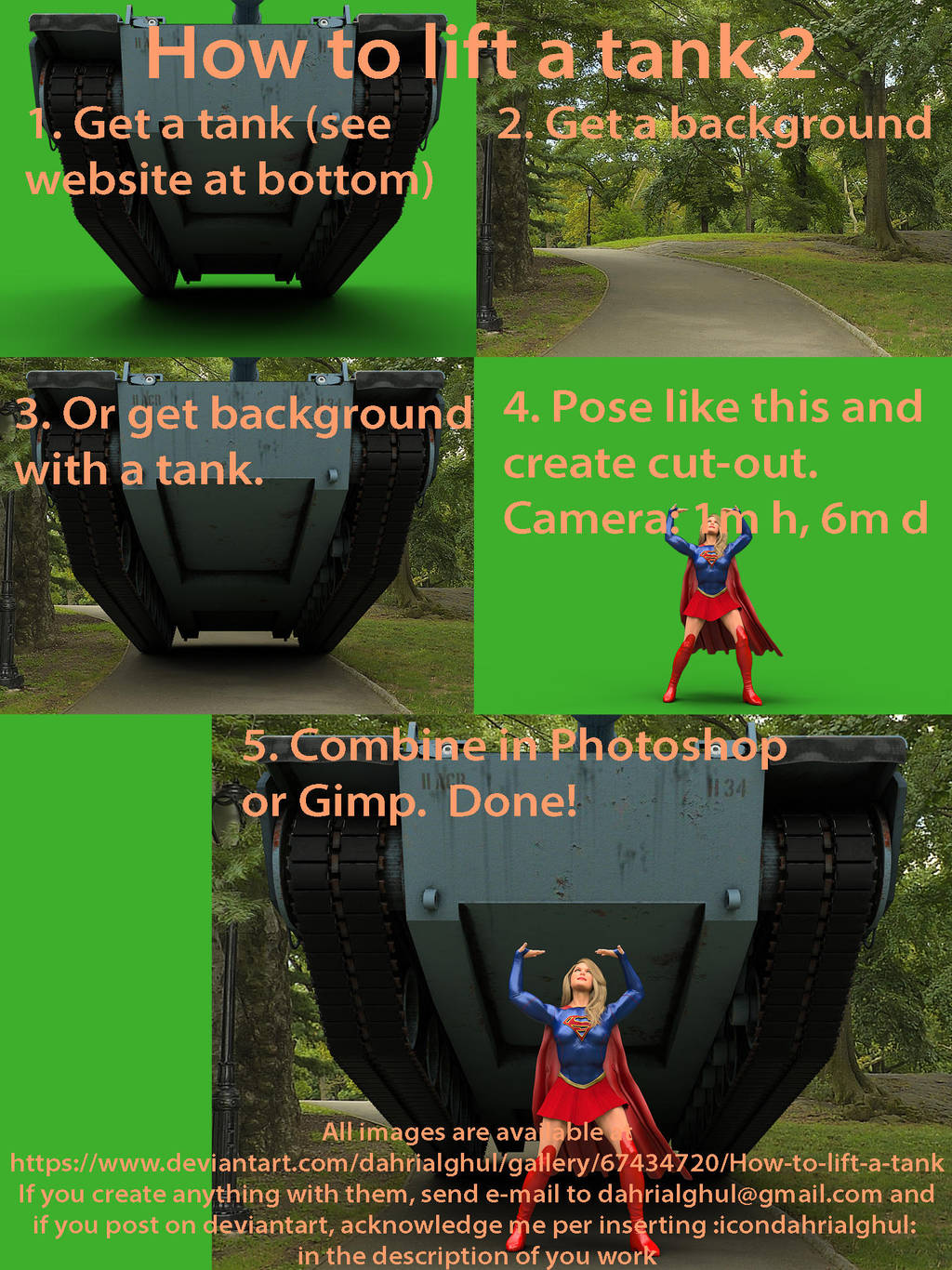 Supergirl lifts a tank 2 by DahriAlGhul on DeviantArt
