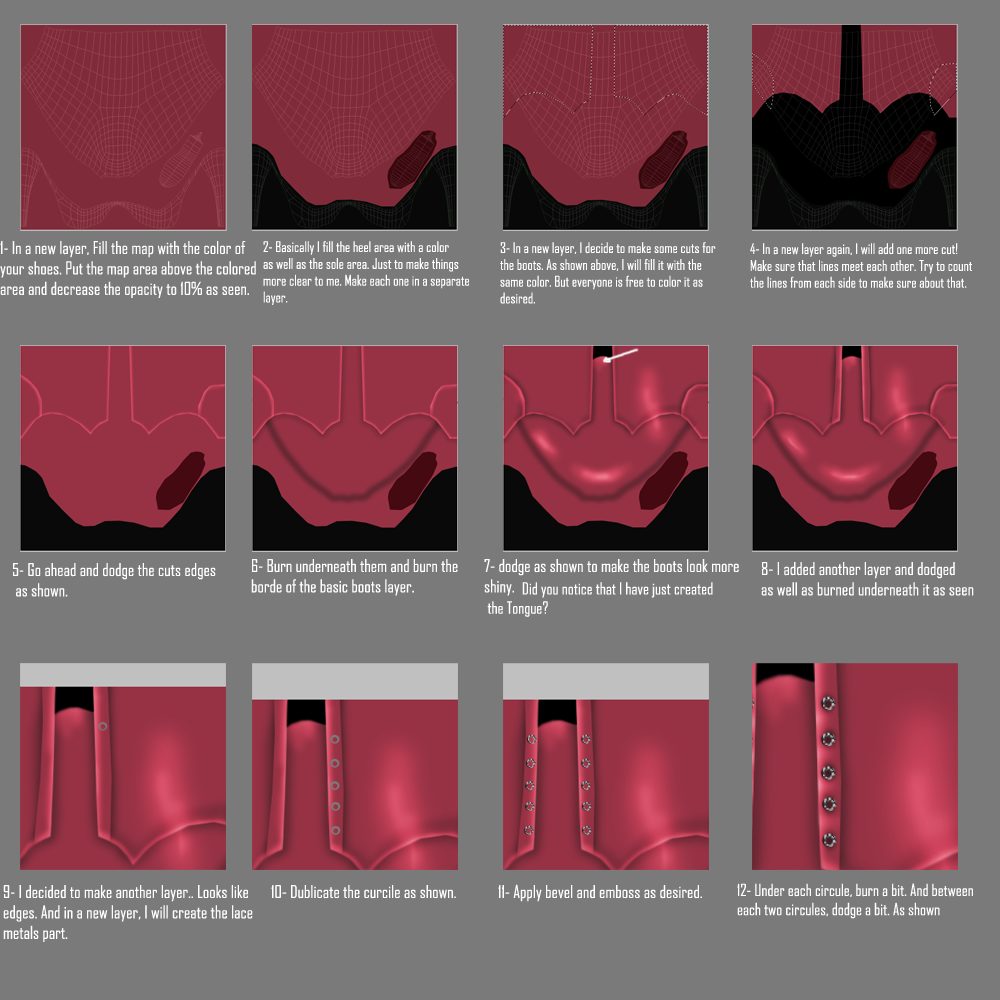 Boot tutorial for IMVU Part 1 by P-H-A-R-M-A-C-I-S-T on DeviantArt