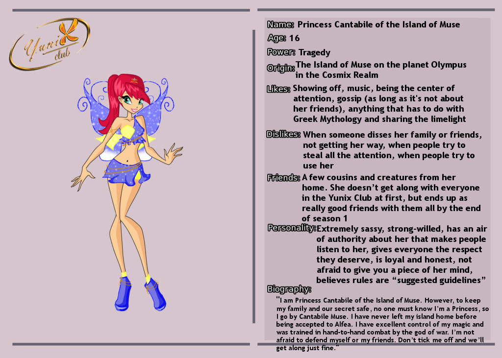 Winx Oc's Profiles on WinxLiterature - DeviantArt